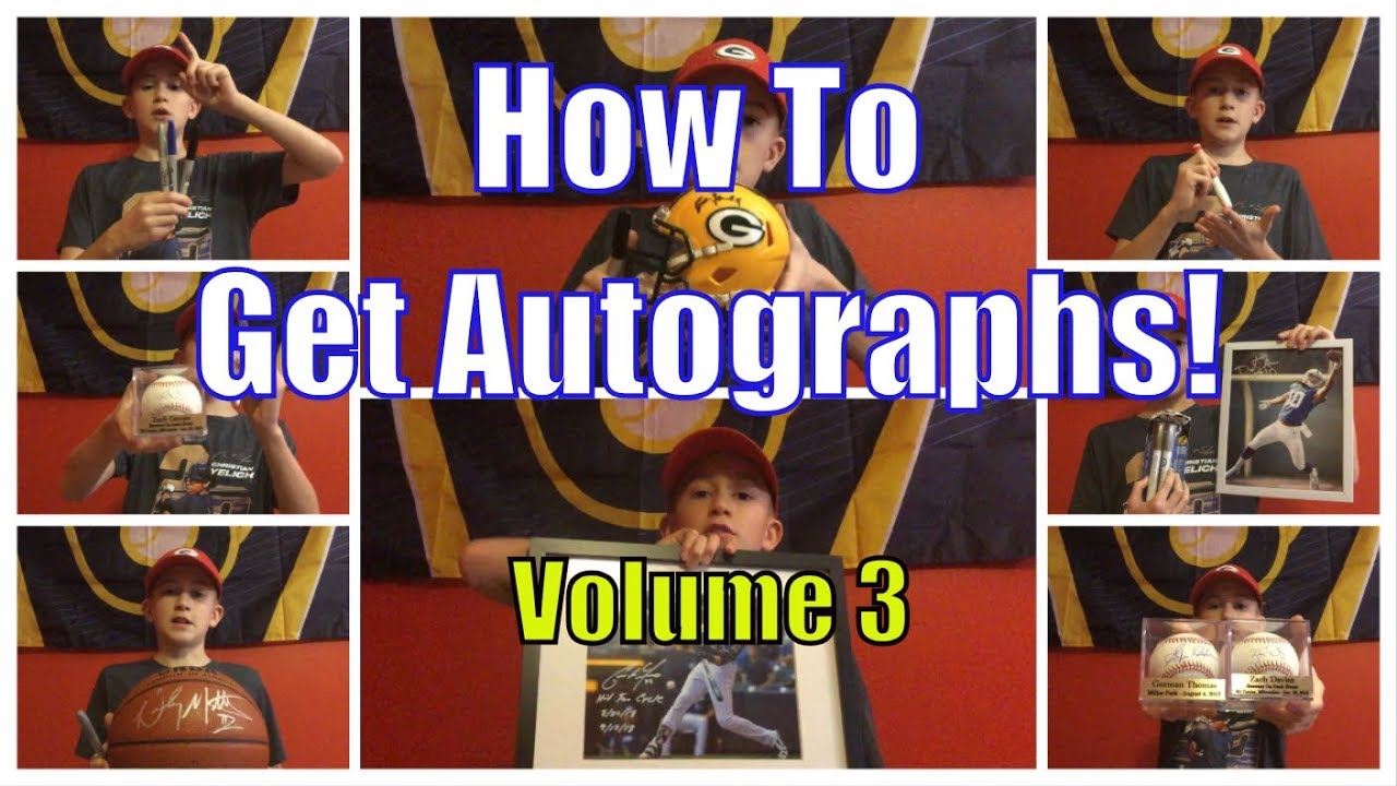 How To Get Autographs Part 3: Best Pens And Markers To Use | Tutorial ...