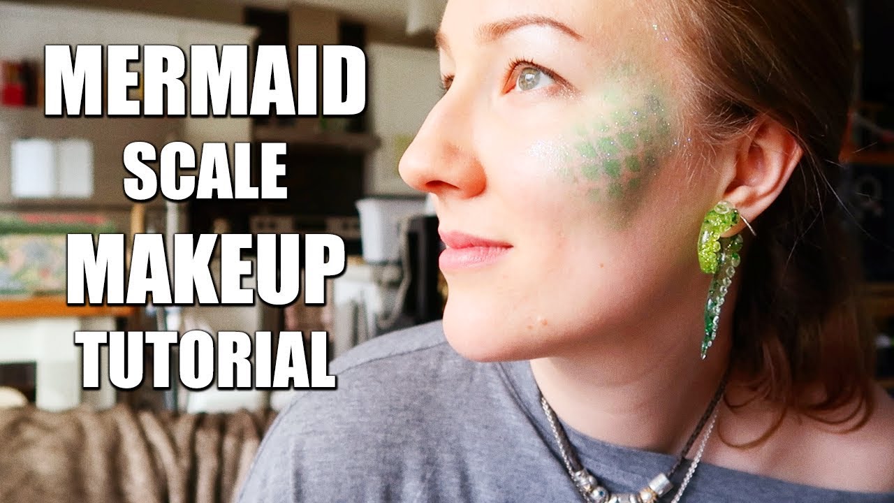 Mermaid Scale Makeup Tutorial - YouTube