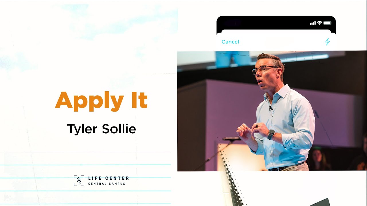 Apply It | Pastor Tyler Sollie | Life Center Tacoma - YouTube