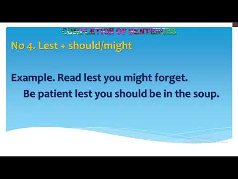 Class 9 English Sentences - YouTube