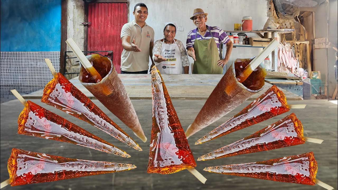 ️ABUELA de 70 AÑOS muestra cómo hacer la PUYA, un CONFITE tradicional ...