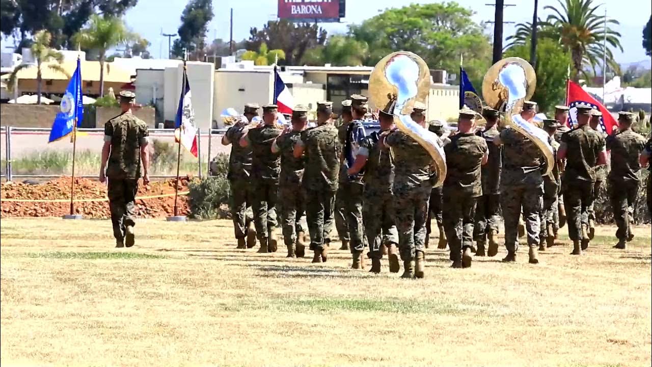 Lt. Col. Thomas E. Bolen, Jr., the incoming commanding officer of MWHS-3 Change of Command - YouTube
