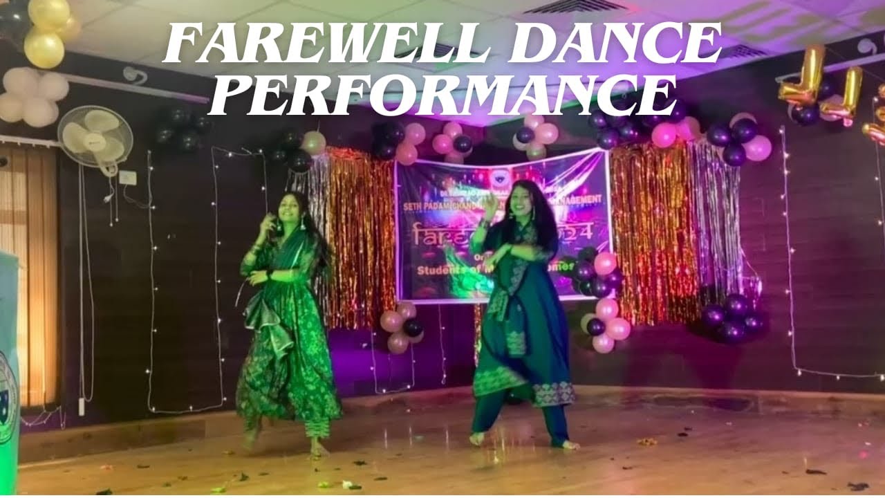Farewell dance performance for senior - YouTube