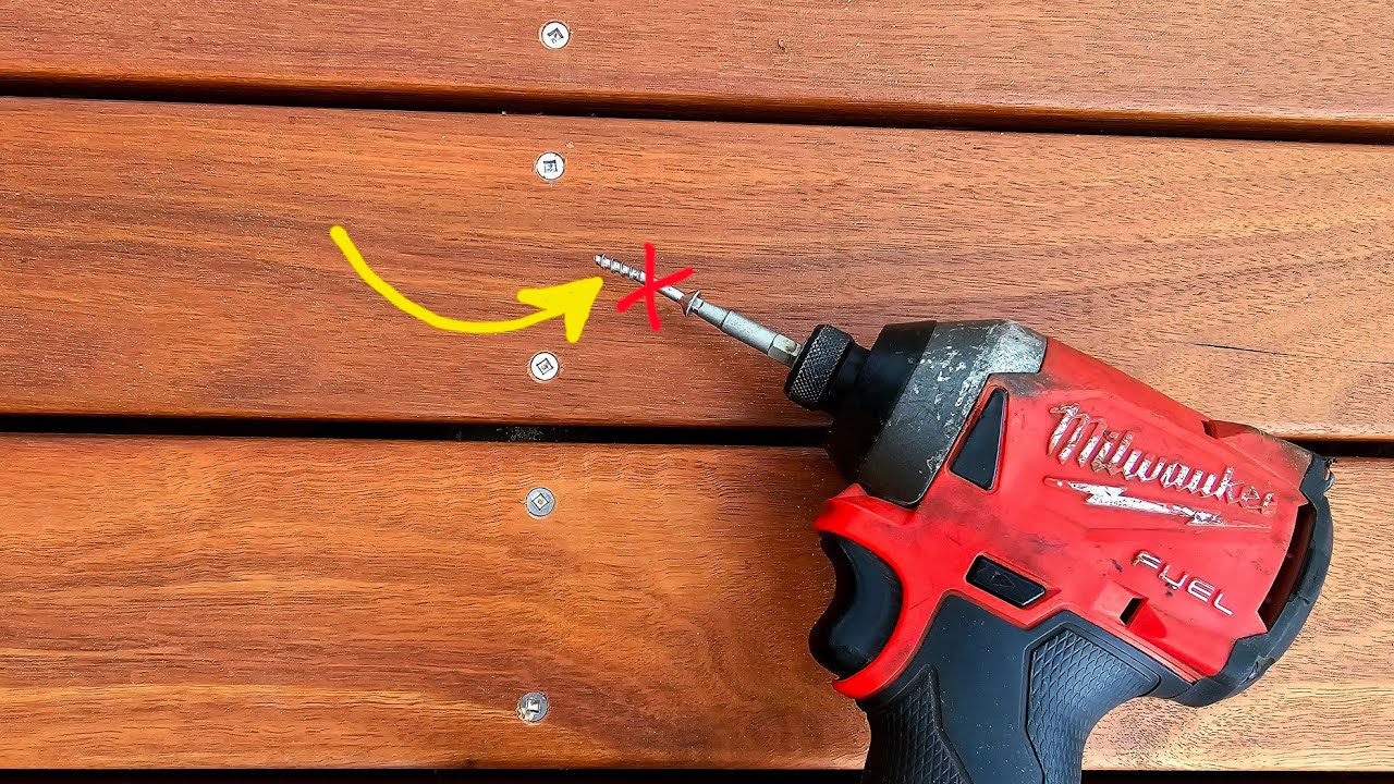 How to drive screws without them snapping! - YouTube