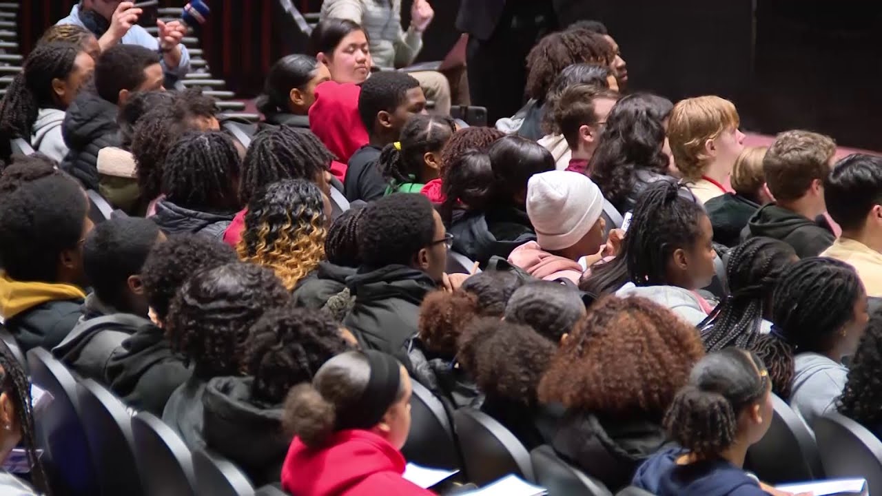 Mass. high school students celebrate offers to go to college for free ...