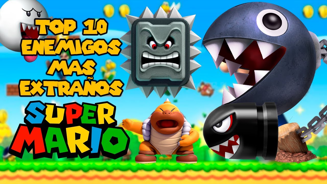 SUPER MARIO: los 10 enemigos más EXTRAÑOS de la franquicia - YouTube