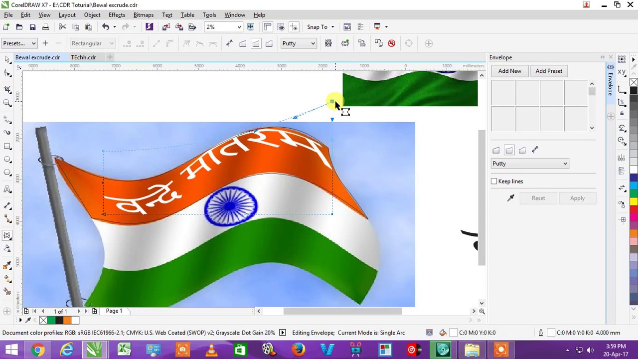 Use Of Envelope Tool In Corel Draw Easy Corel Draw Use Of Envelope Tool In Corel Draw Easy Corel Draw