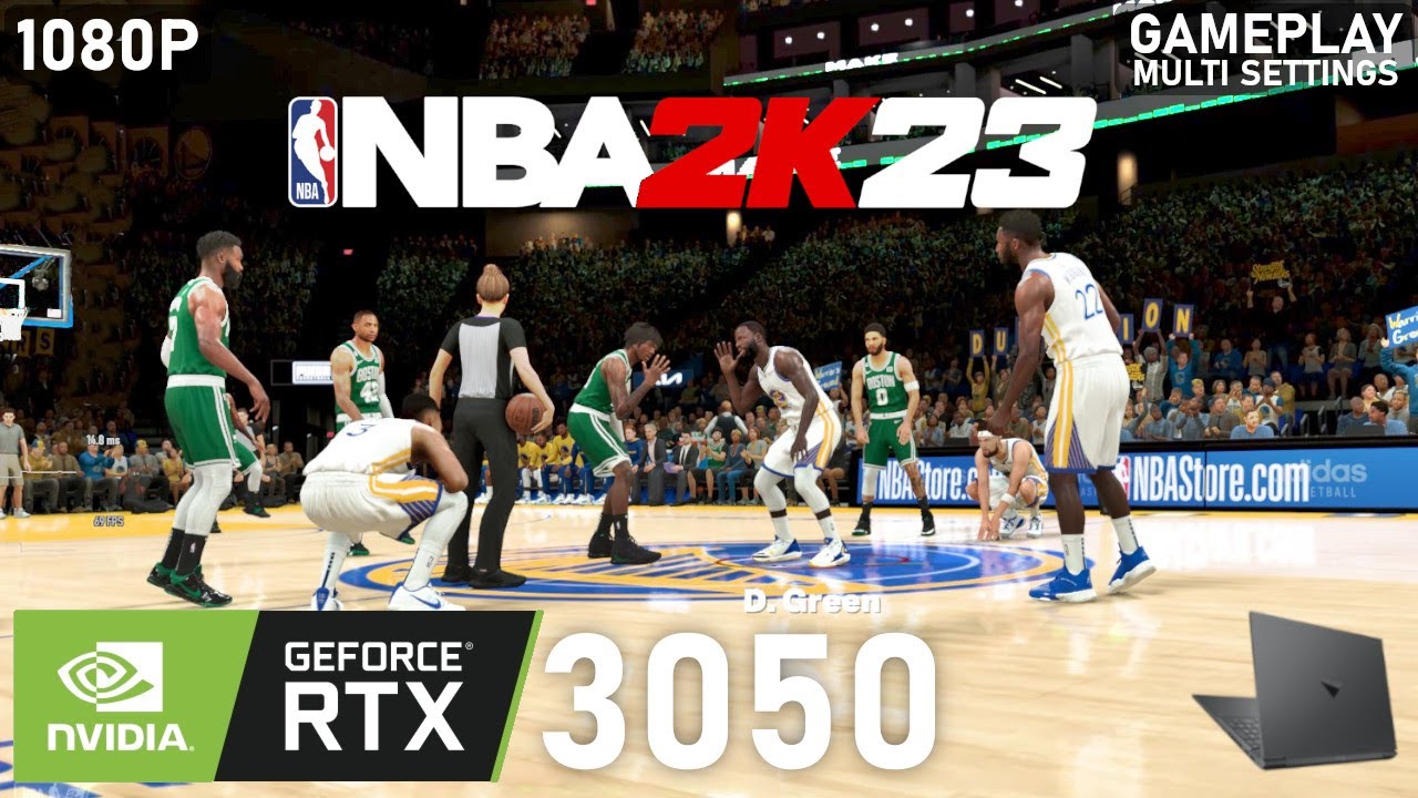 NBA 2K23 | RTX 3050 Laptop | 5600H | 2x8GB | Gameplay Multi Settings ...