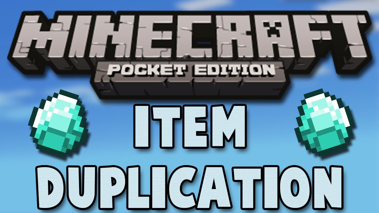 How To Duplicate ANY Item In Minecraft Pocket Edition YouTube how-to-duplicate-any-item-in-minecraft-pocket-edition-youtube