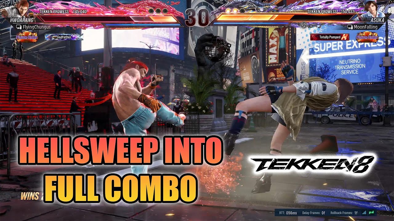 Hwoarang mains must learn this sneaky hellsweep tech! - YouTube