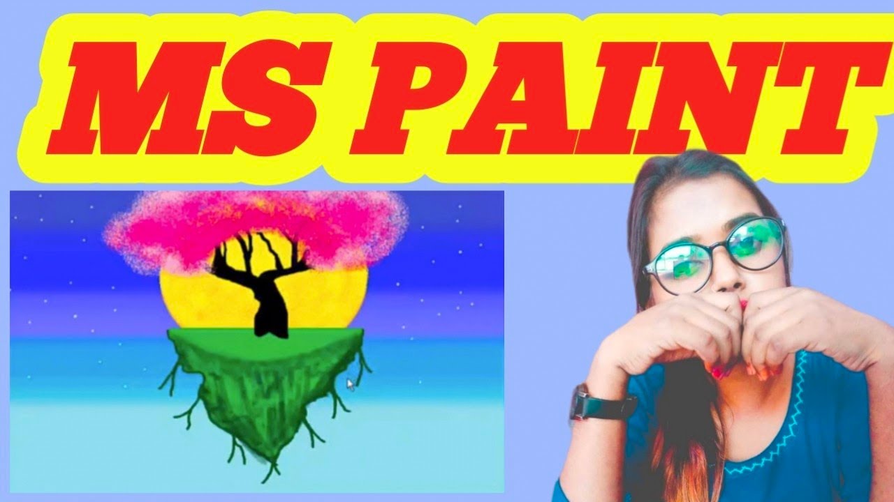 How To Draw in MS PAINT | Draw in MS PAINT | Scenery Drawing - YouTube