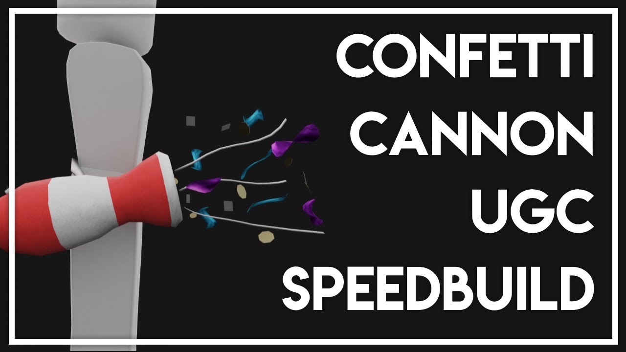 Confetti Cannon Waist Accessory | Blender 2.9 ROBLOX UGC Concept - YouTube