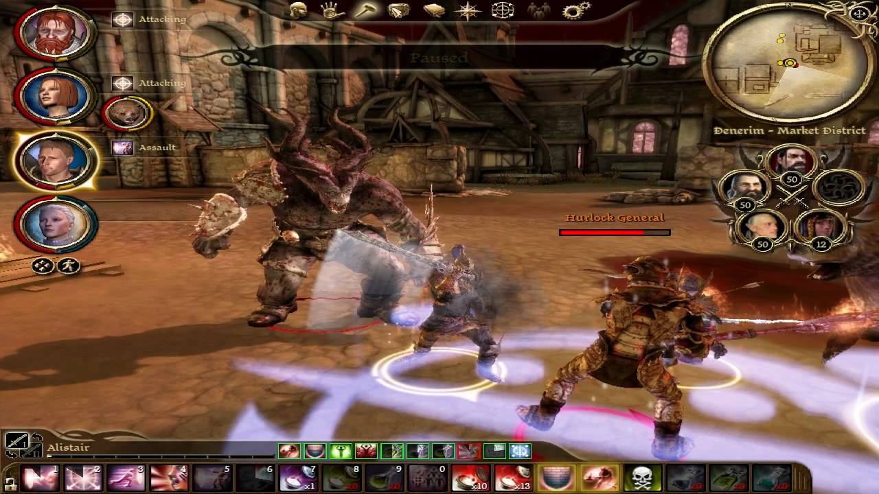 Dragon Age Origins-Darkspawn General 1st - YouTube