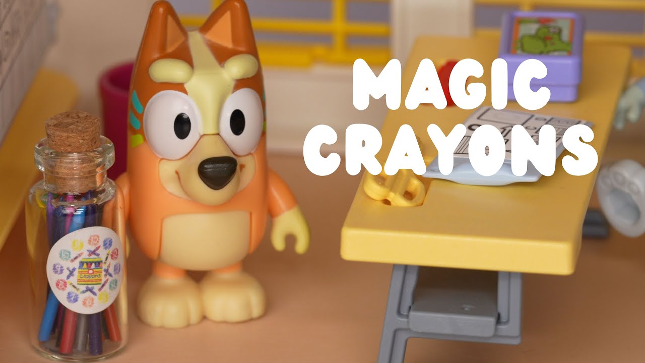 Bluey, Bingo, and the Magic Crayons - YouTube