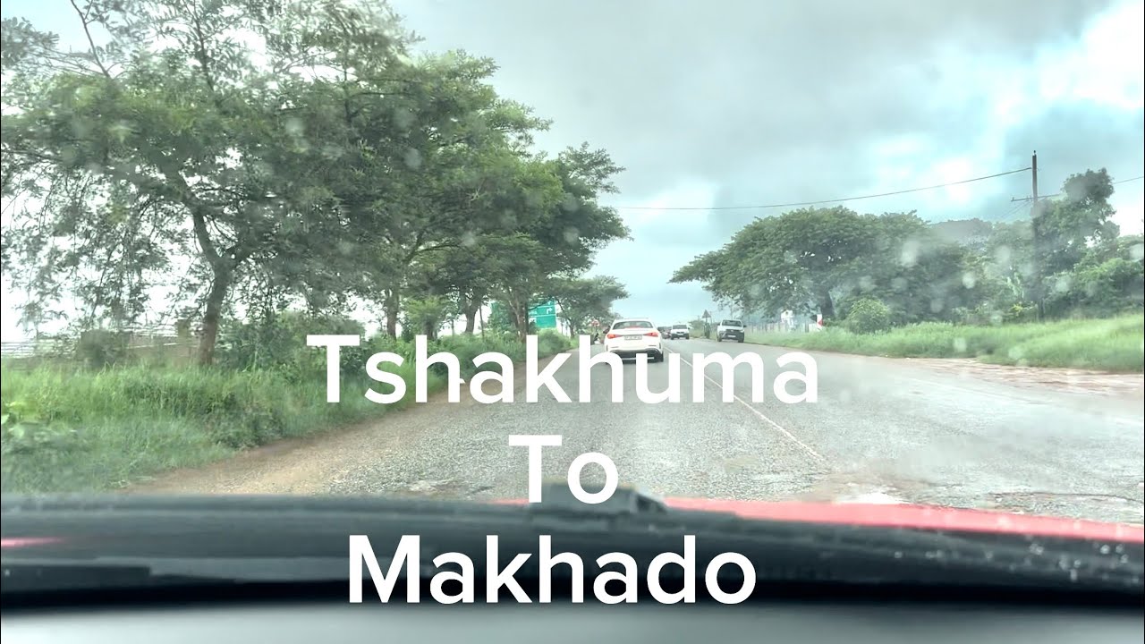 Tshakhuma to Makhado - A rainy drive on R524 (Punda Maria Road) - YouTube