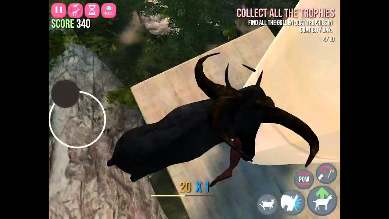 [Goat Simulator] How to get tornado goat- iPad goat sim - YouTube