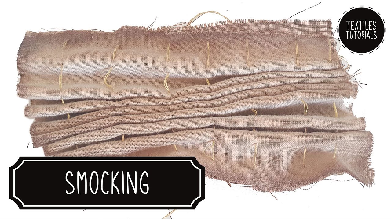 Smocking Technique - Super Simple Textile Ideas - Smock in 4 Minutes ...