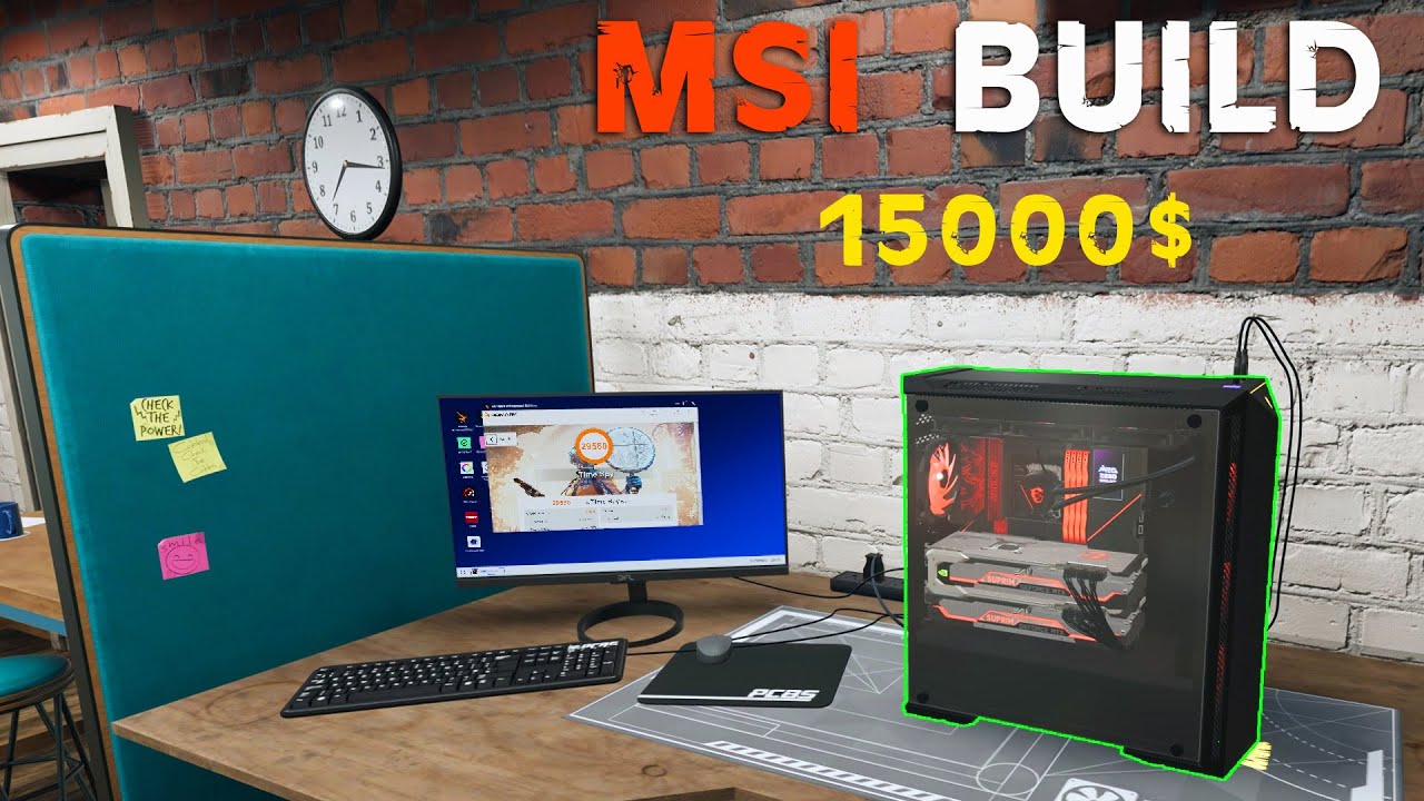 MSI BUILD FOR 15000$ - PC Building Simulator 2 - YouTube