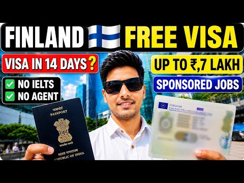 Finland 🇫🇮 Free Work Visa 2027 | No IELTS | High Salary | sponsored jobs 