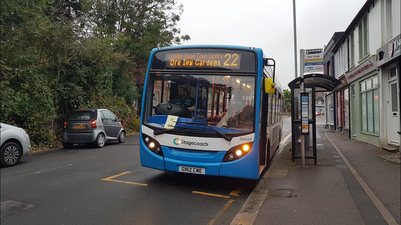 Riding SCSE 36502 - GN12 CME on the Route 22 to Ore Ivy Gardens. - YouTube