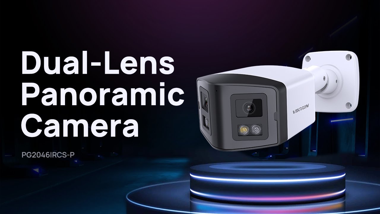 PG2046IRCS-P Dual Lens Security Camera | 4MP Night Vision Full Color ...