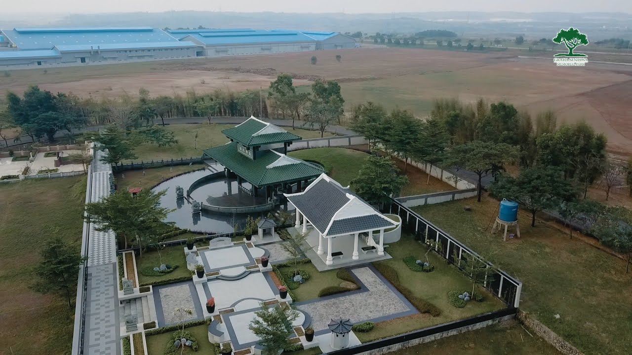 Epic Cinematic Drone flight Footage in Graha Sentosa Memorial Park ...