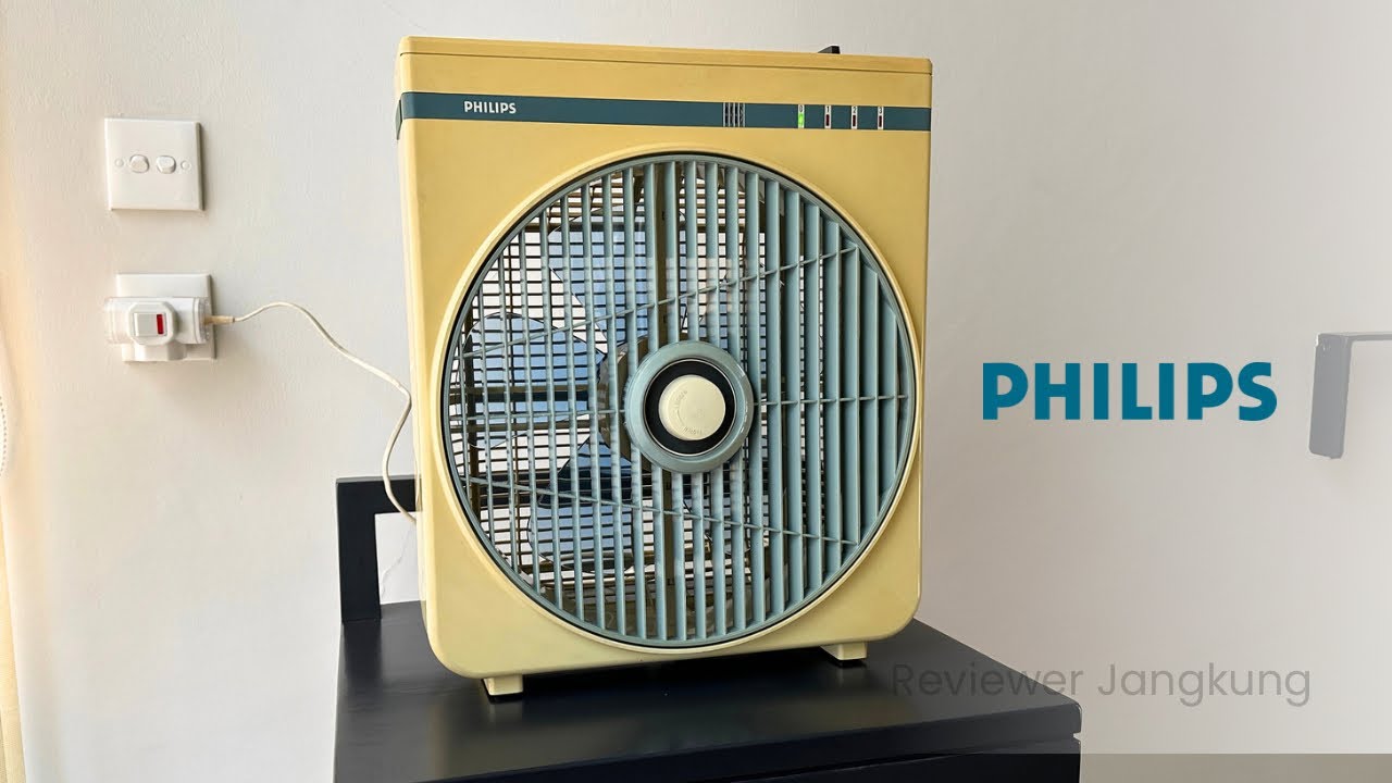 1980 Philips 12” Deluxe Box Fan | Kipas Angin Kotak - YouTube