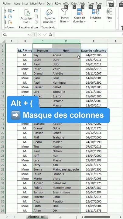 4 raccourcis pour manipuler ses tableaux rapidement 🔥 | Astuce Excel - YouTube