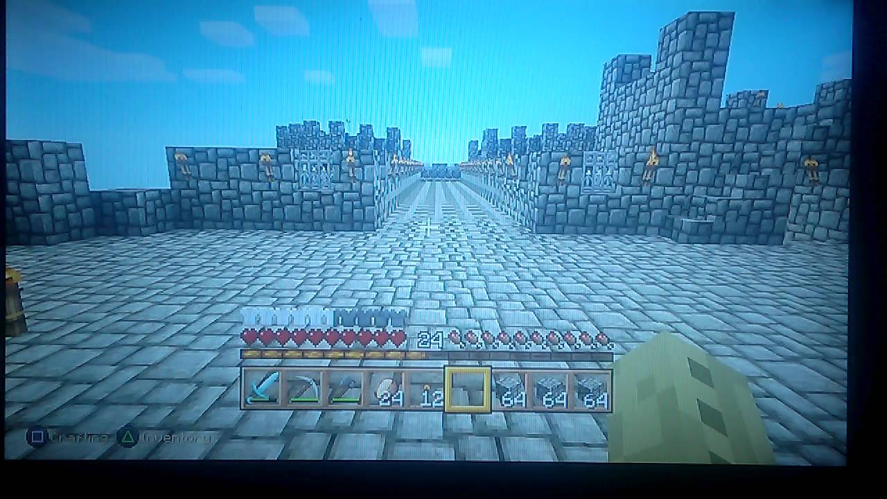 MineCraft PS3 Castle city - YouTube