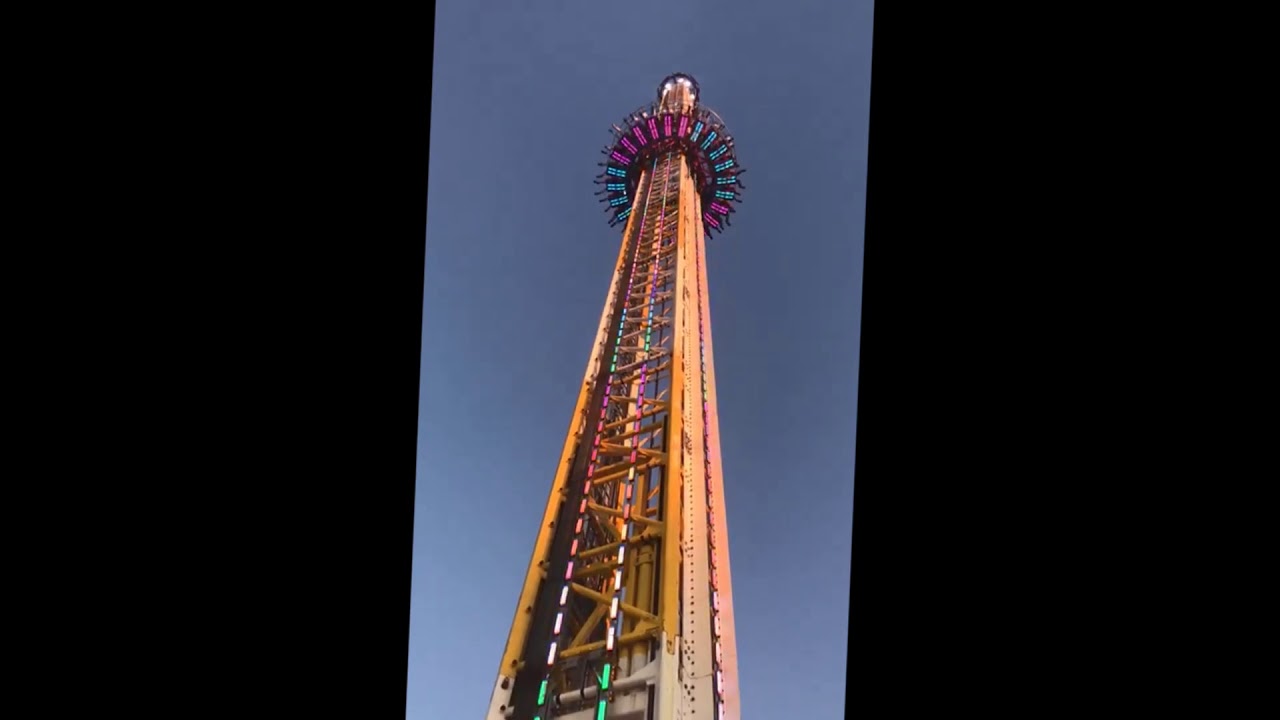 Fahrt Gyro Drop Tower - YouTube