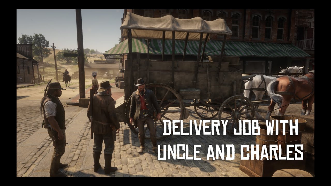 Delivery Job With Uncle and Charles | RDR2 Gameplay W/ Mods - YouTube