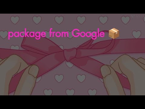 Unboxing a package with gifts from Google - YouTube