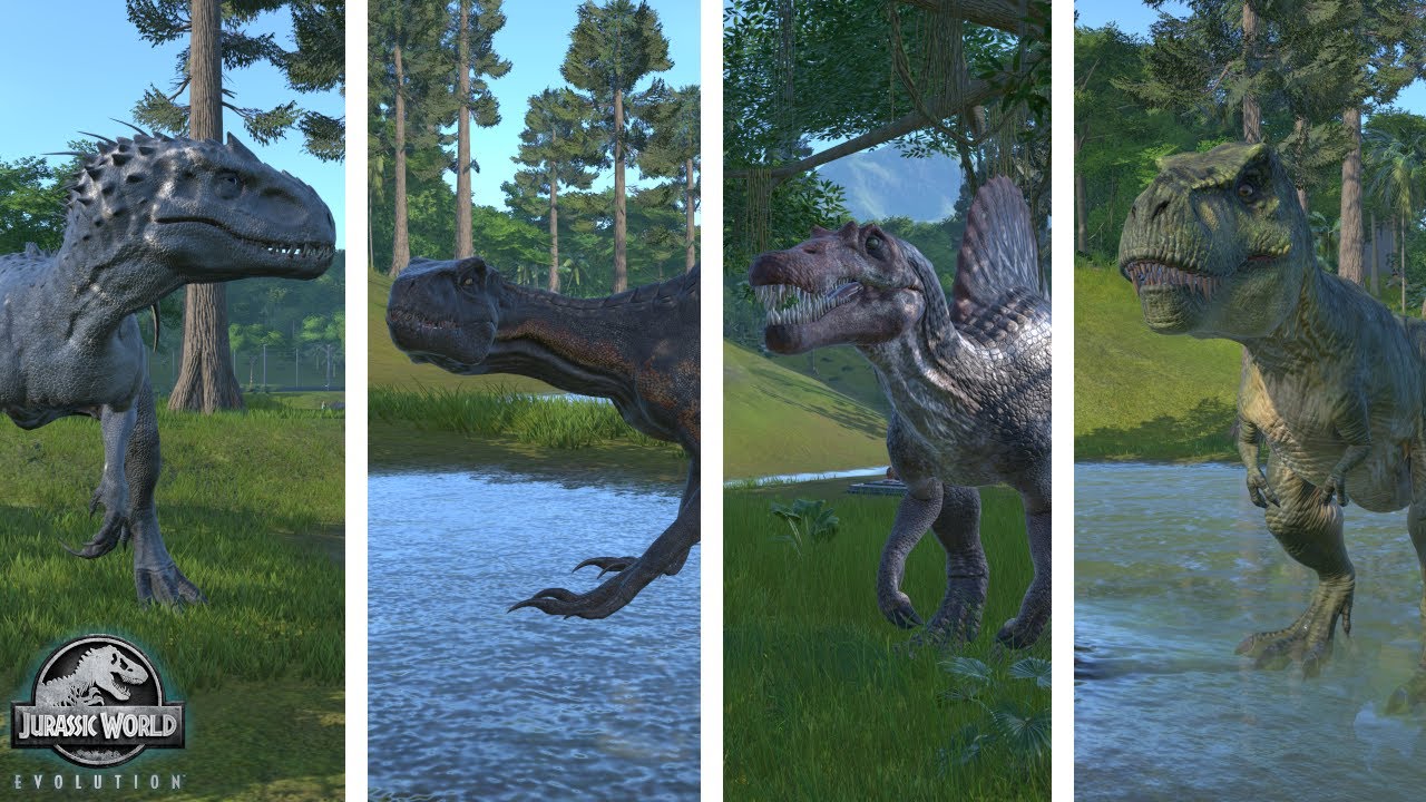 IRex vs TRex vs Raptor vs Indoraptor vs Spino - Dinosaurs Fighting ...
