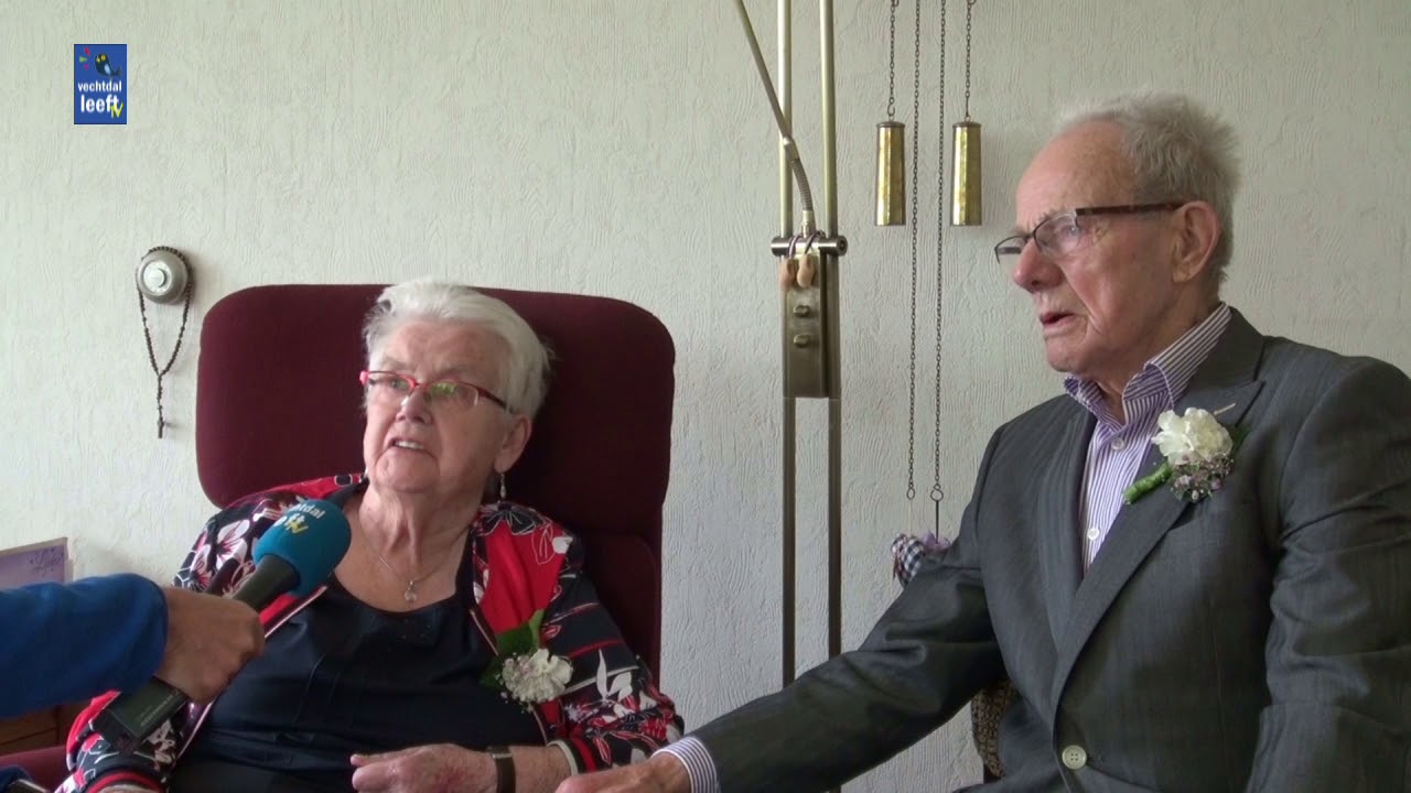 Pieter en Riek van Harten-de Boer 65 jaar getrouwd - YouTube