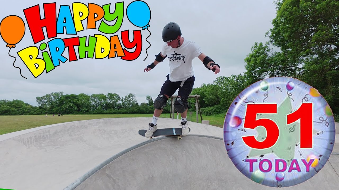 Today was Ben 51st birthday. So he went for a quick skate at Botley ...