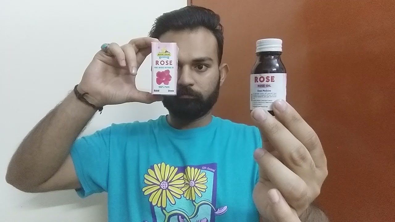 Rose Oil | Unboxing And Review | Roghan Gul Oil | Madni Unani - YouTube