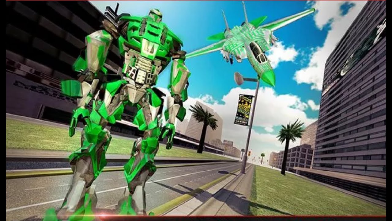 Airplane Robot Hero City War Survival (The Game Feast) Android Gameplay ...