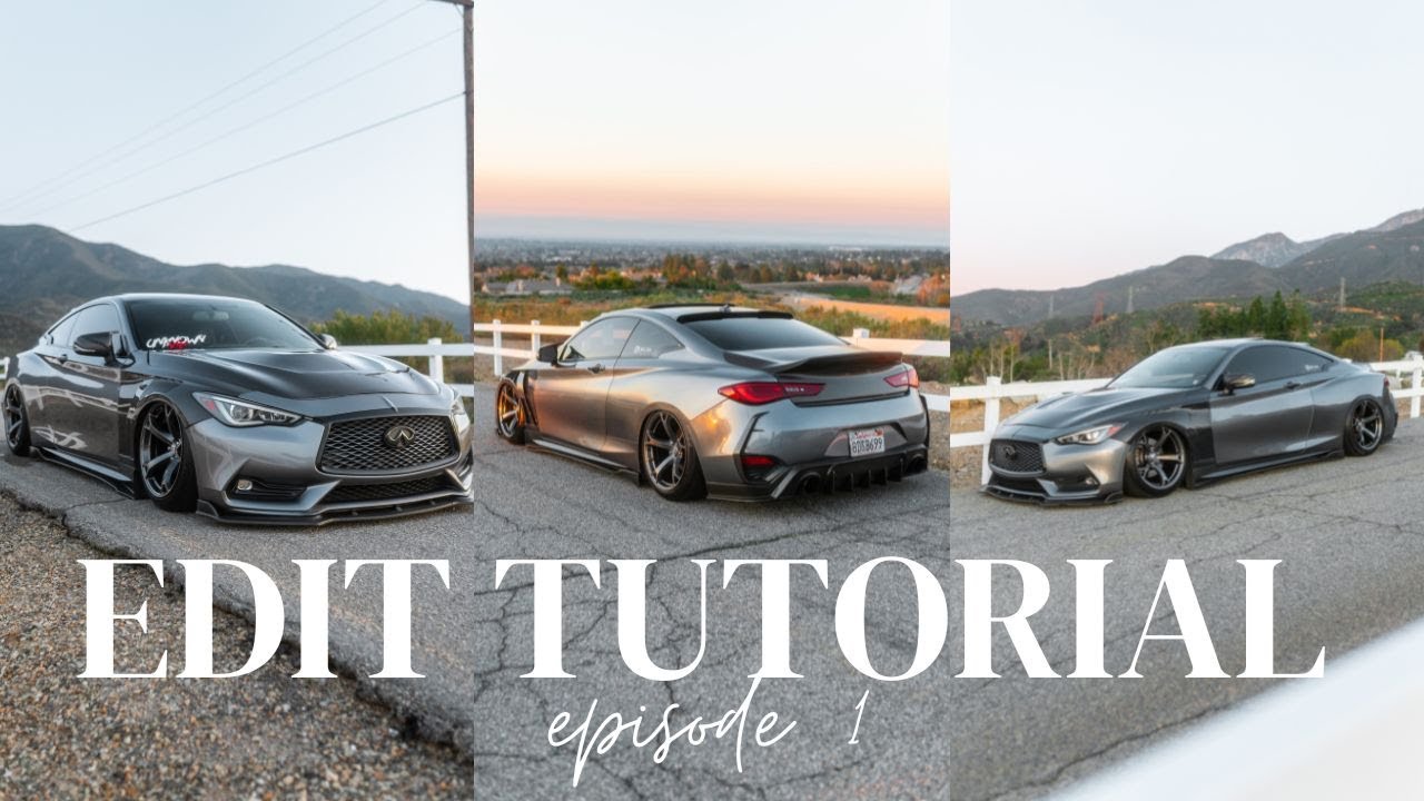 How To Edit Car Photography Tutorial - YouTube