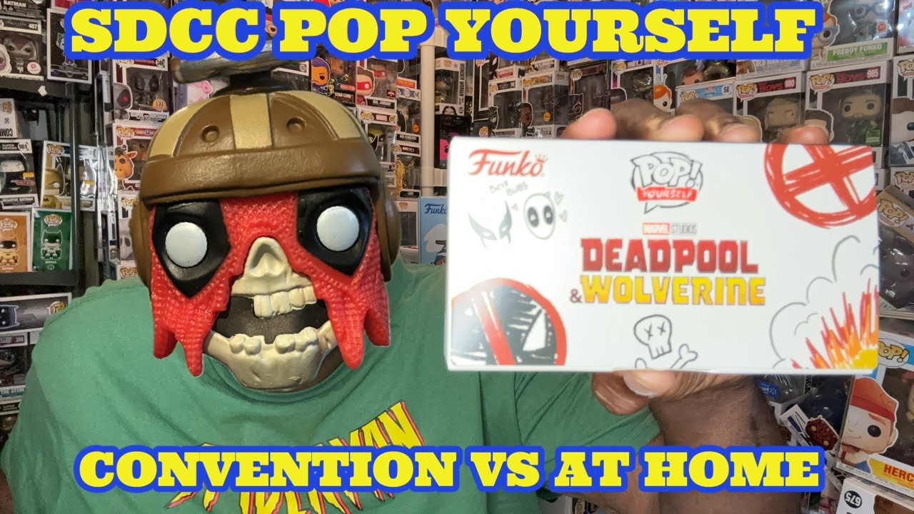 Deadpool and Wolverine Pop Yourself AT HOME vs AT SDCC - YouTube