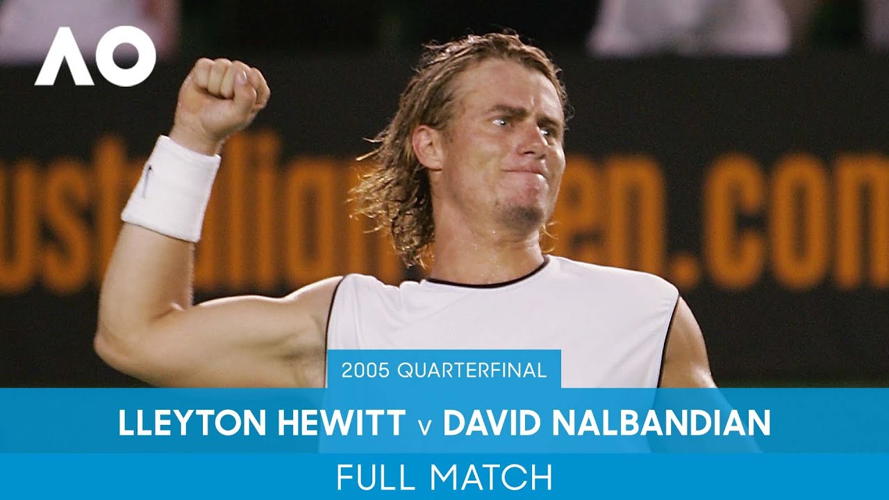 Lleyton Hewitt v David Nalbandian Full Match | Australian Open 2005 ...