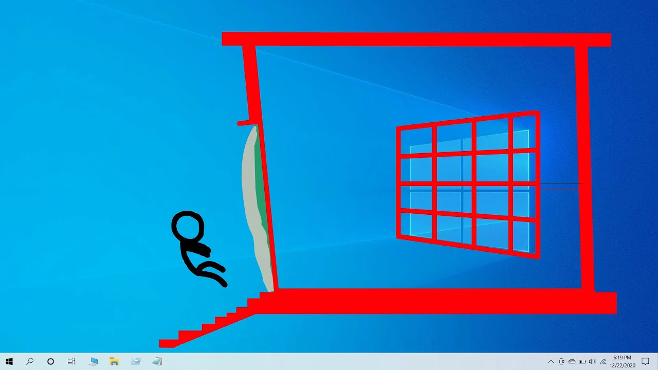 safe windows ( stick figure animation cartoon) full HD - YouTube