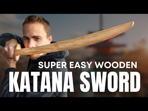 Wooden Katana Build DIY | Wood Sword for Beginners