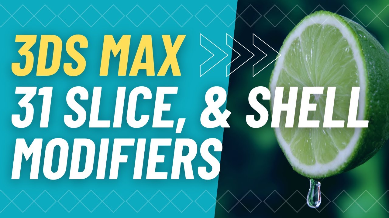 31 Slice, and Shell Modifiers 3DSMax l ثري دي ماكس قائمة الموديفايرز - YouTube