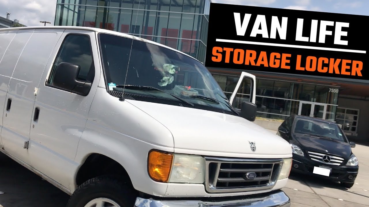 STORAGE LOCKER | Full-Time Van Life - YouTube