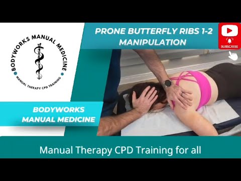 Prone Butterfly Ribs 1-2 Manipulation - YouTube