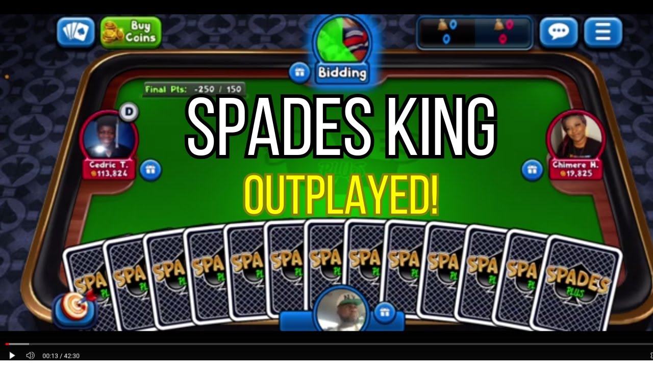 Playing Spades Plus | "I'm going Nil—go big or go home!" | Spades King - YouTube