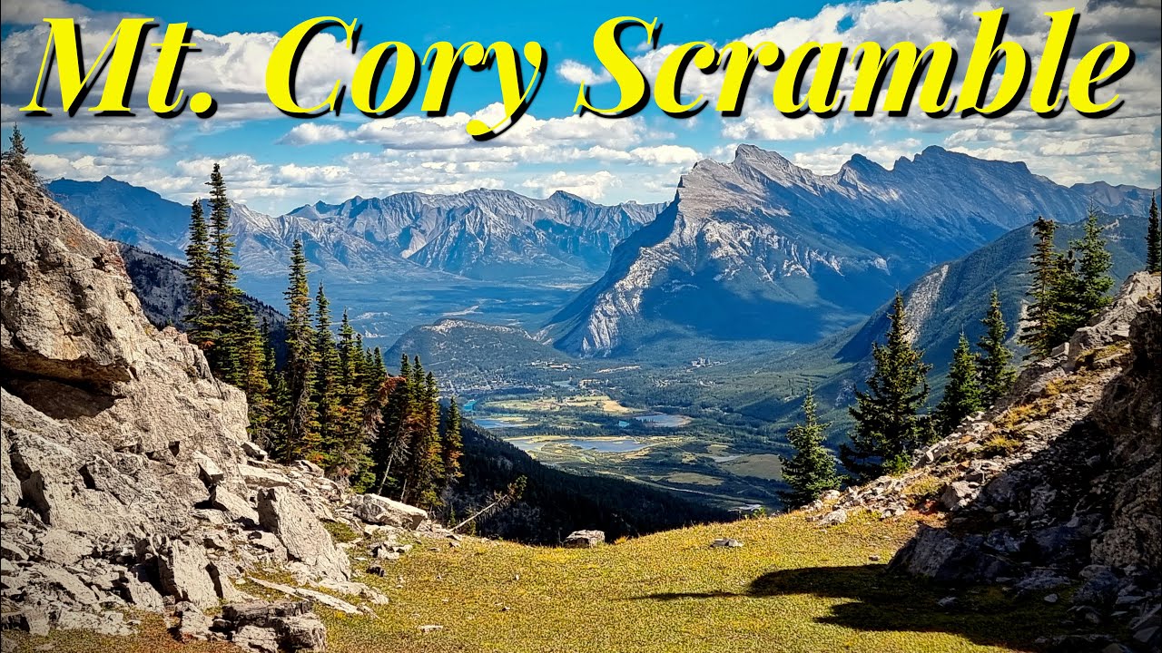 Scrambling The Twin Peaks of Mount Cory in Banff National Park - YouTube