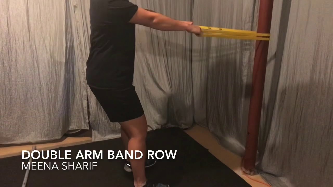 Double Arm Band Row - YouTube