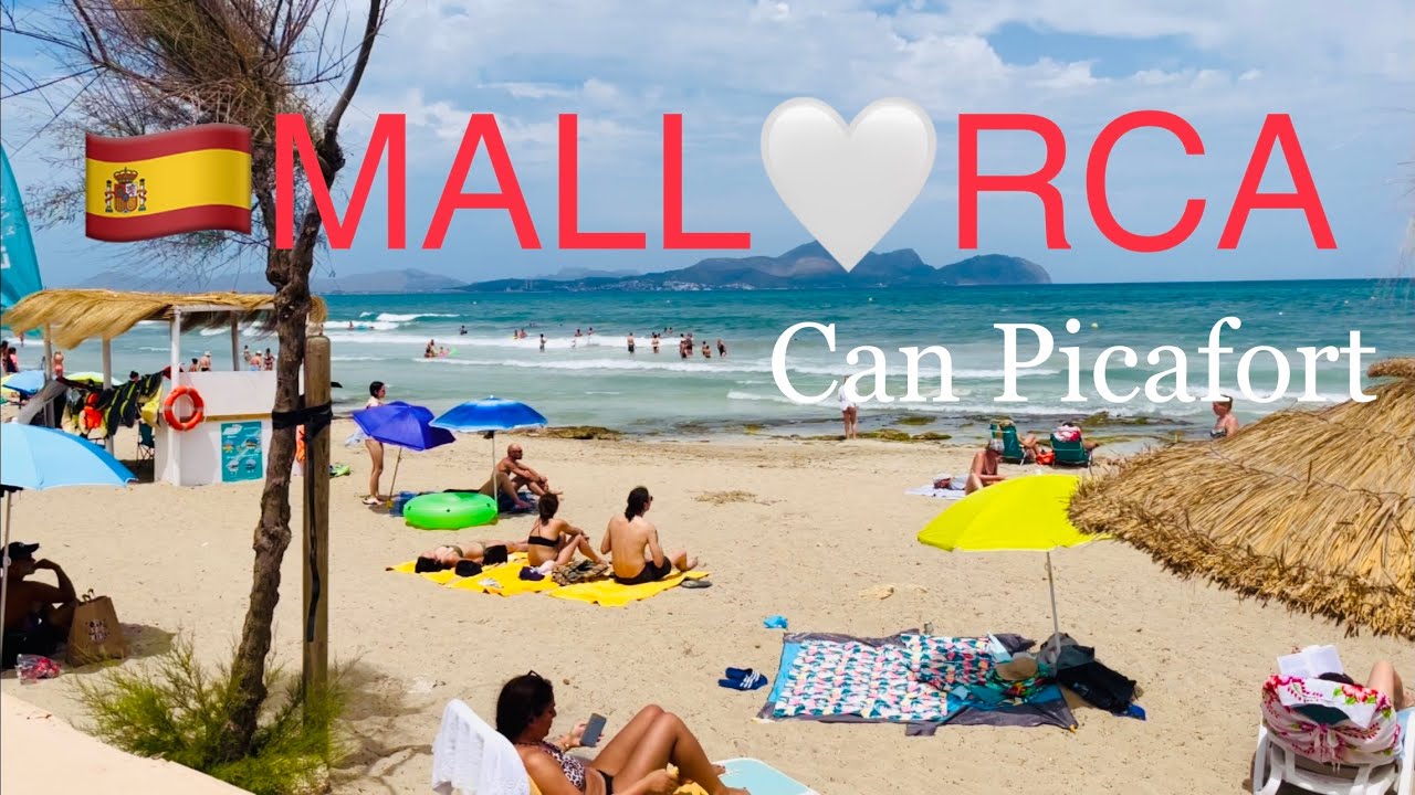 Can Picafort Shopping mile & sea 👙👒must see🏖️MALLORCA island🇪🇸spain # ...