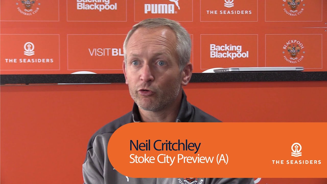 Stoke City Preview | Neil Critchley - YouTube